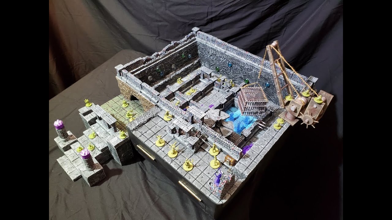 #049 Portable Modular Dungeon - Part 2 - More Build, D&d, Pathfinder ...