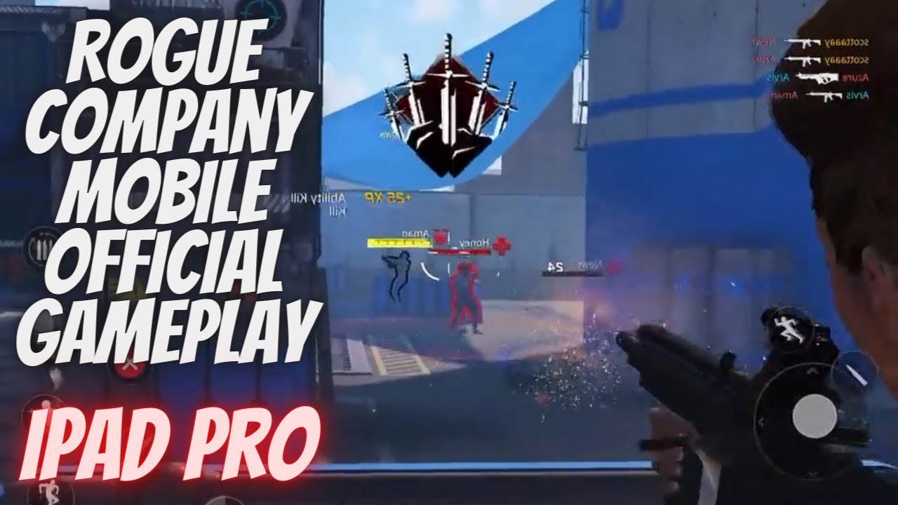 Rogue Company mobile official gameplay on iPad pro - YouTube