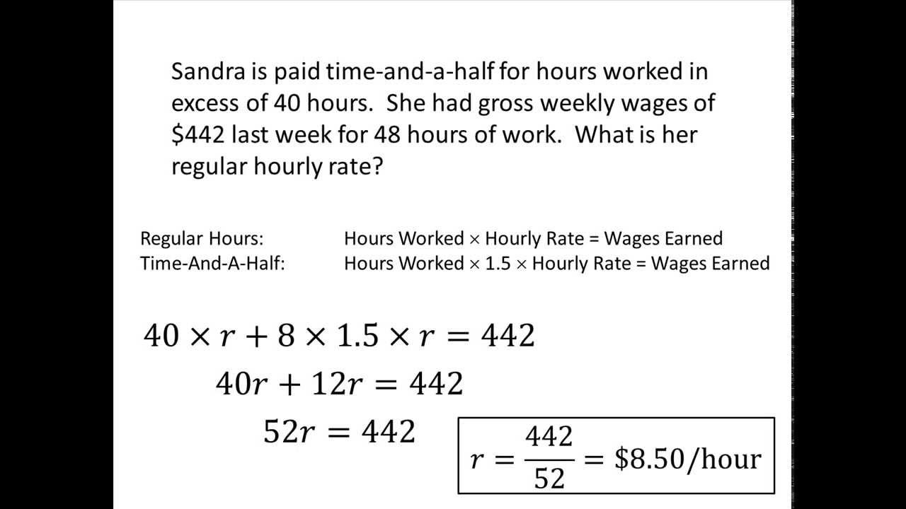 College Algebra Example Linear Equation Applications YouTube