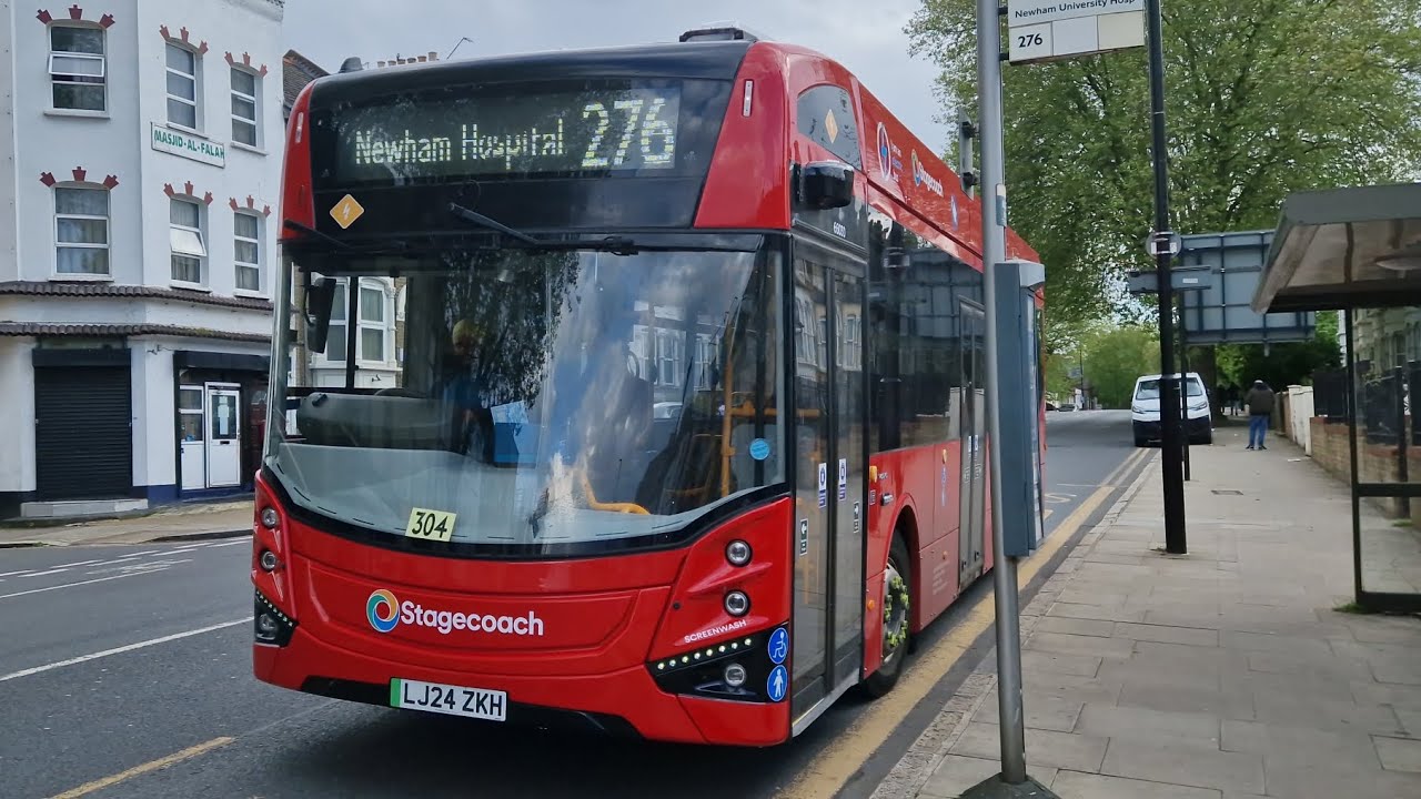 Stagecoach London 66030 LJ24ZKH Bus Route 276 | Volvo BZL MCV EV - YouTube