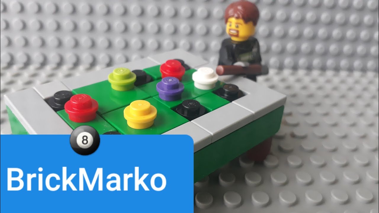 Tutorial kako napraviti lego stol za biljar - YouTube