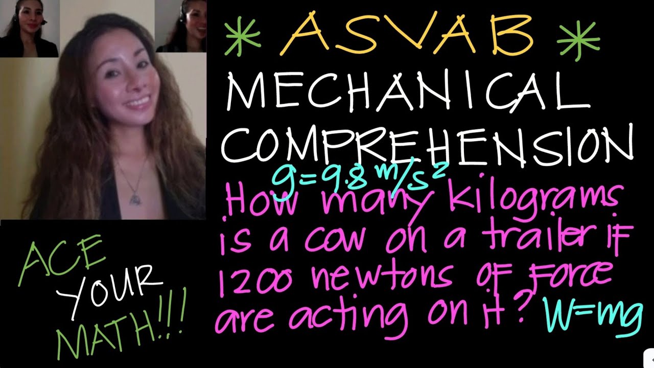ASVAB MECHANICAL COMPREHENSION PRACTICE QUESTIONS || Jane Maciejewski ...