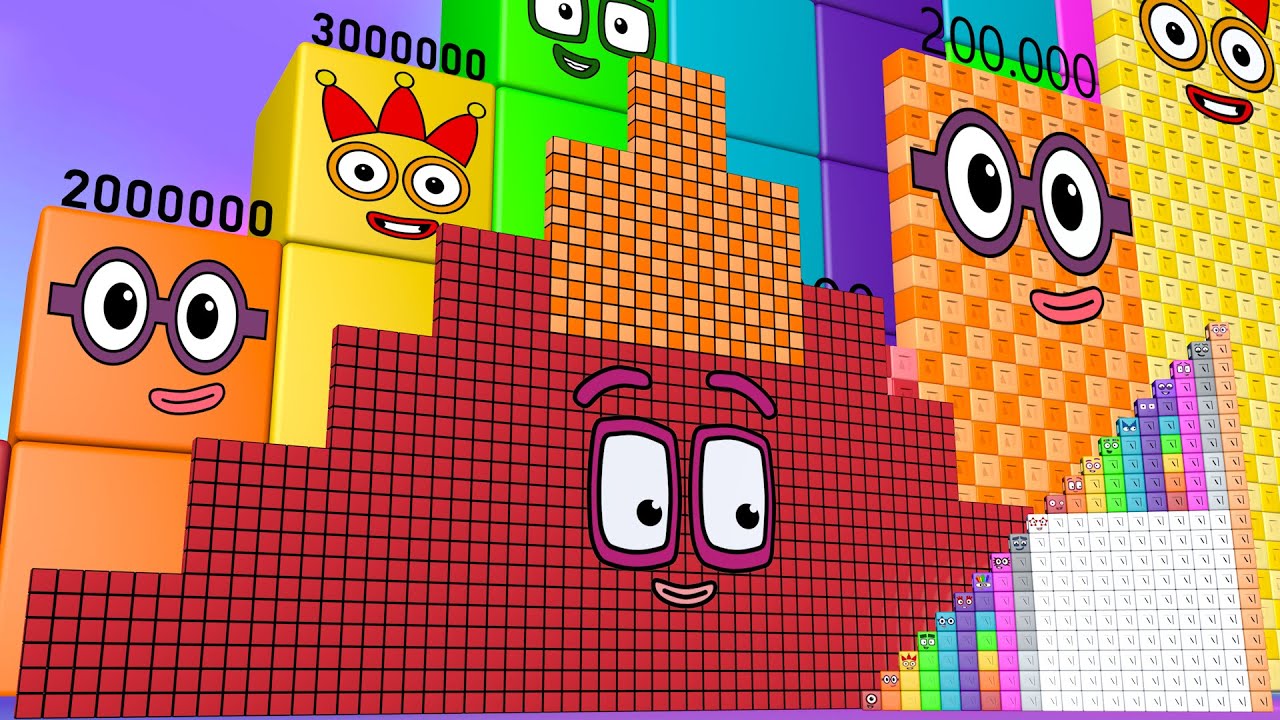 Numberblocks Puzzle Step Squad 130 1200 120,000,000 MILLION BIGGEST ...
