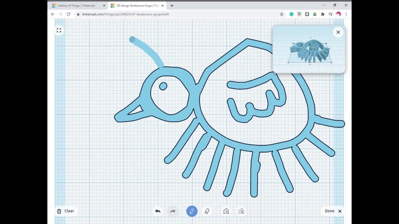 TinkerCAD TinkerTime Scribble Function & AR - YouTube