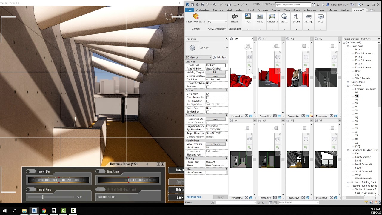 09 Revit to Enscape Video 03 Time Lapse - YouTube