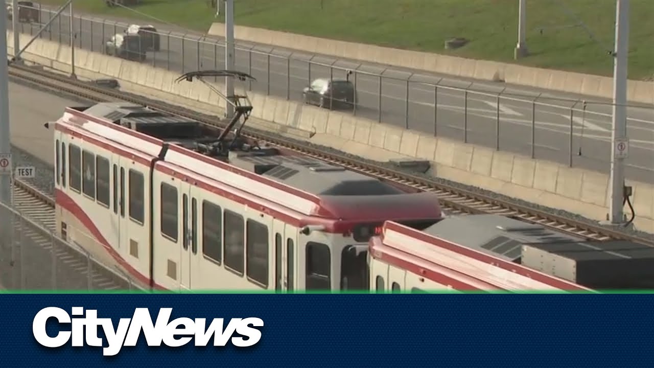 Fire under train at Tuscany CTrain station - YouTube