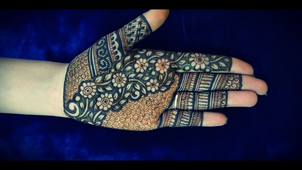 Easy Cut Work Mehndi Design for Front Hand | Step By Step | Varsha ...