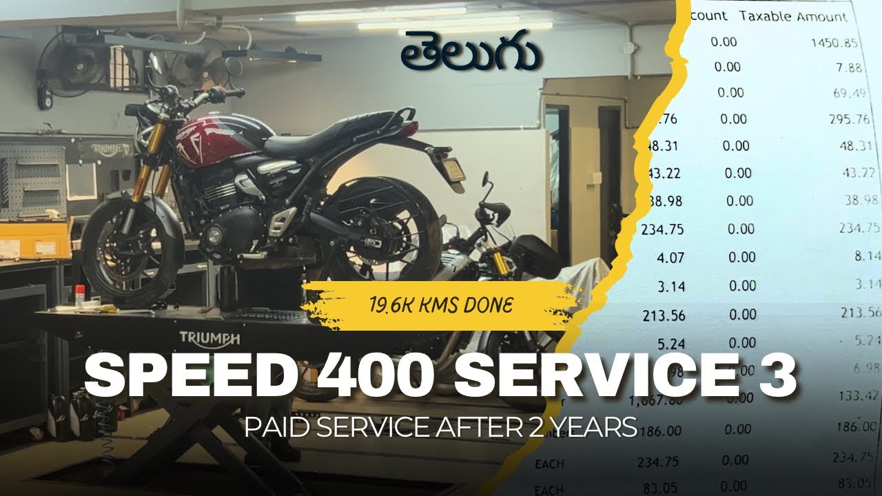 Speed 400 3rd Service l 2 Years l Telugu l Details and Service Cost ...