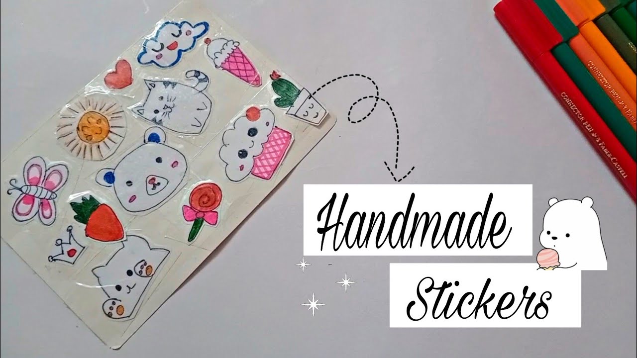 How To Make Your Own Stickers /Diy Paper Stickers /DIY Stickers ...