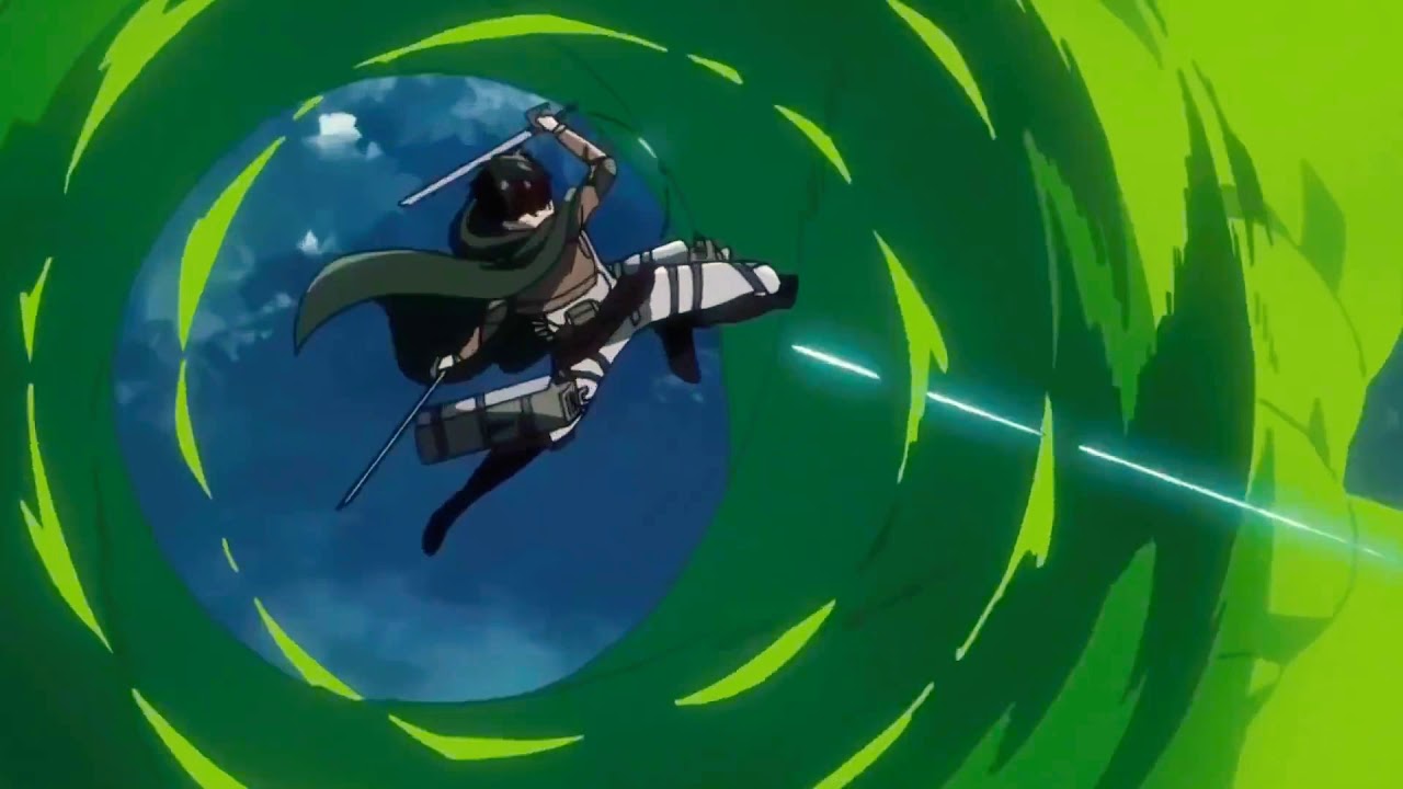 Levi VS Beast Titan - Fight - YouTube