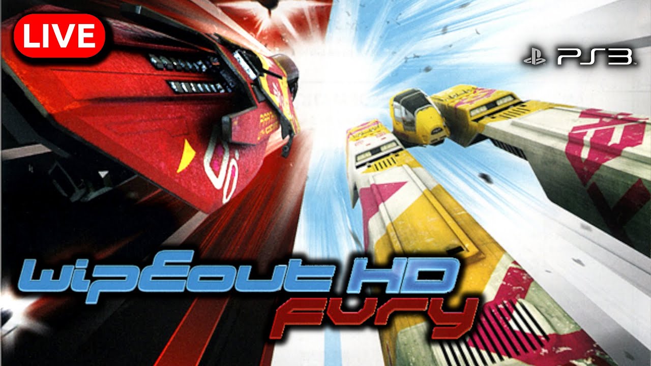 Wipeout HD Fury (PS3) - Let's Play SOME Live - YouTube