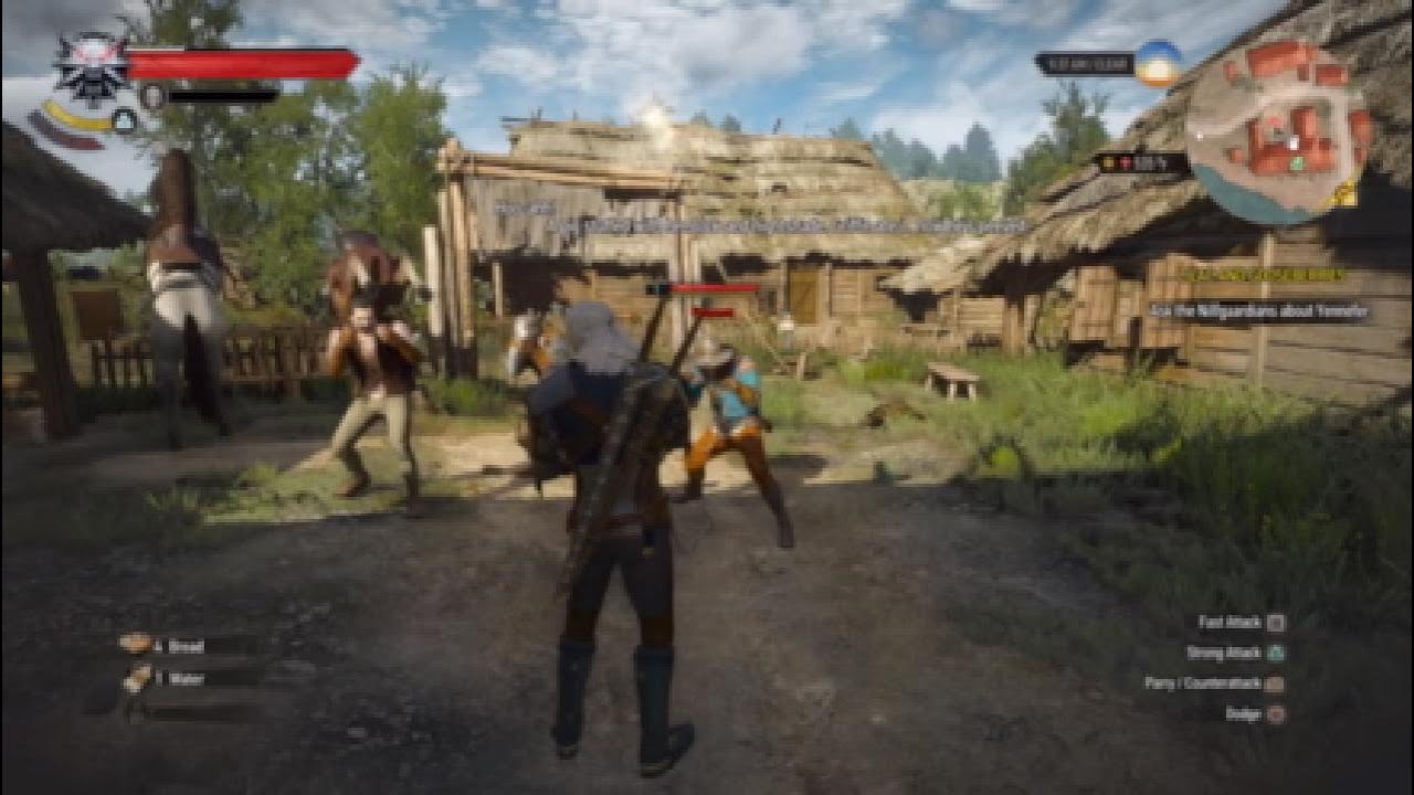 Geralt's Quen cycle. | The Witcher 3: Wild Hunt Trophy Clips - YouTube