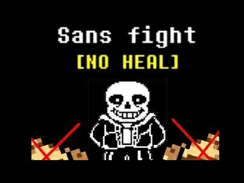 undertale sans fight NO HEAL - YouTube