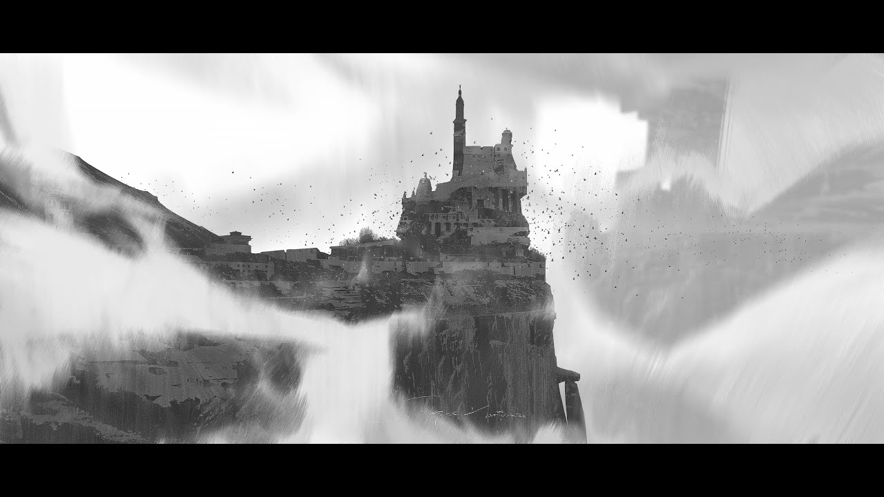 Light And Shadow -Outline Sketch_CASTLE - YouTube