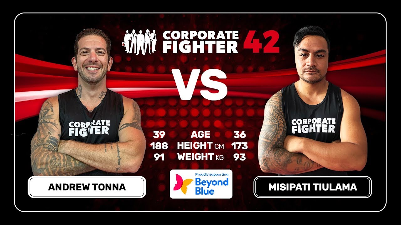Corporate Fighter 42 - Andrew Tonna vs Misipati Tiulama - YouTube