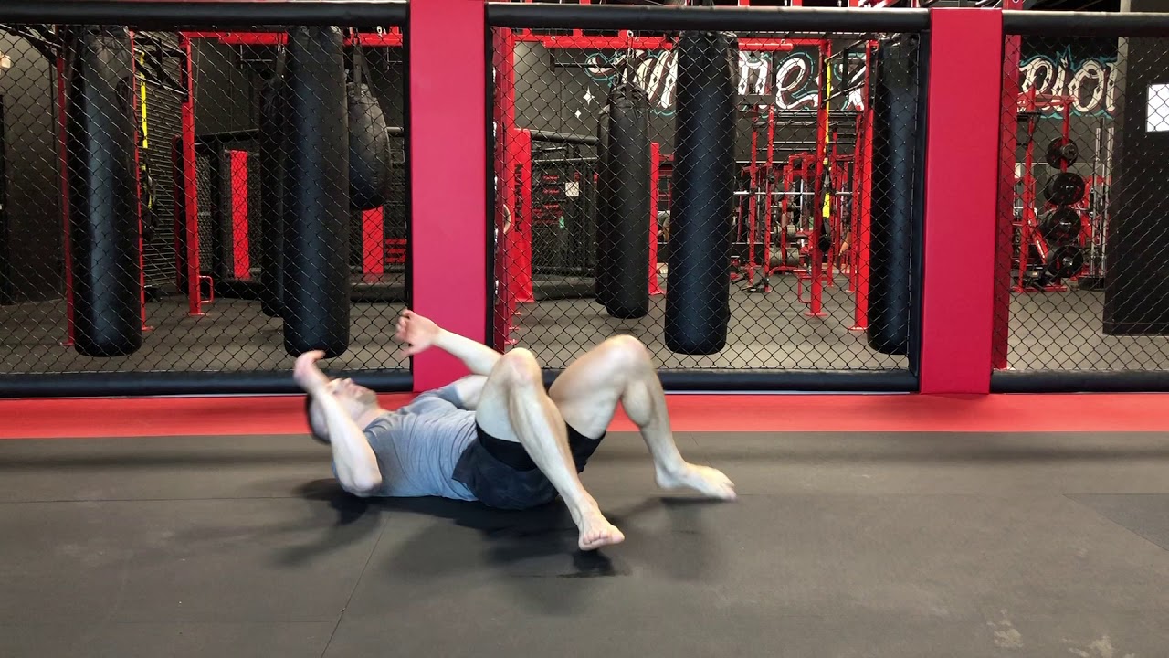 Supine QL stretch - YouTube