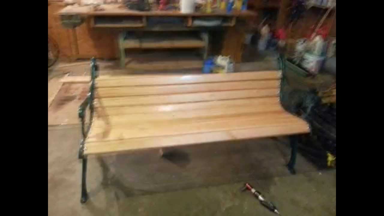 Fixing the park bench - YouTube