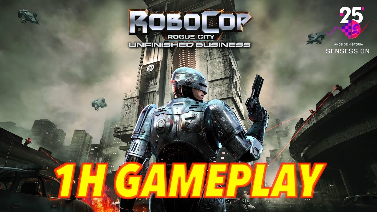 Robocop Unfinished Business PS5 1H Gameplay @Sensession - YouTube