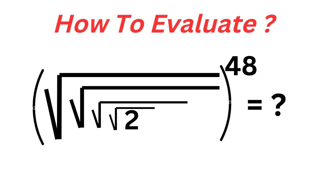 A Tricky Square Root Problem - YouTube