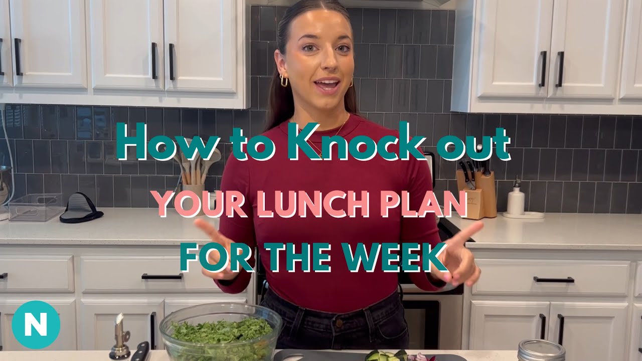 How To Knock Out Your Lunch Plan For The Week - YouTube