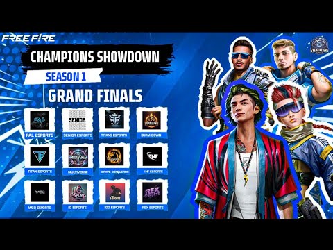 [HI] CHAMPIONS SHOWDOWN S1 | FREE FIRE MAX | GRAND FINALS - YouTube