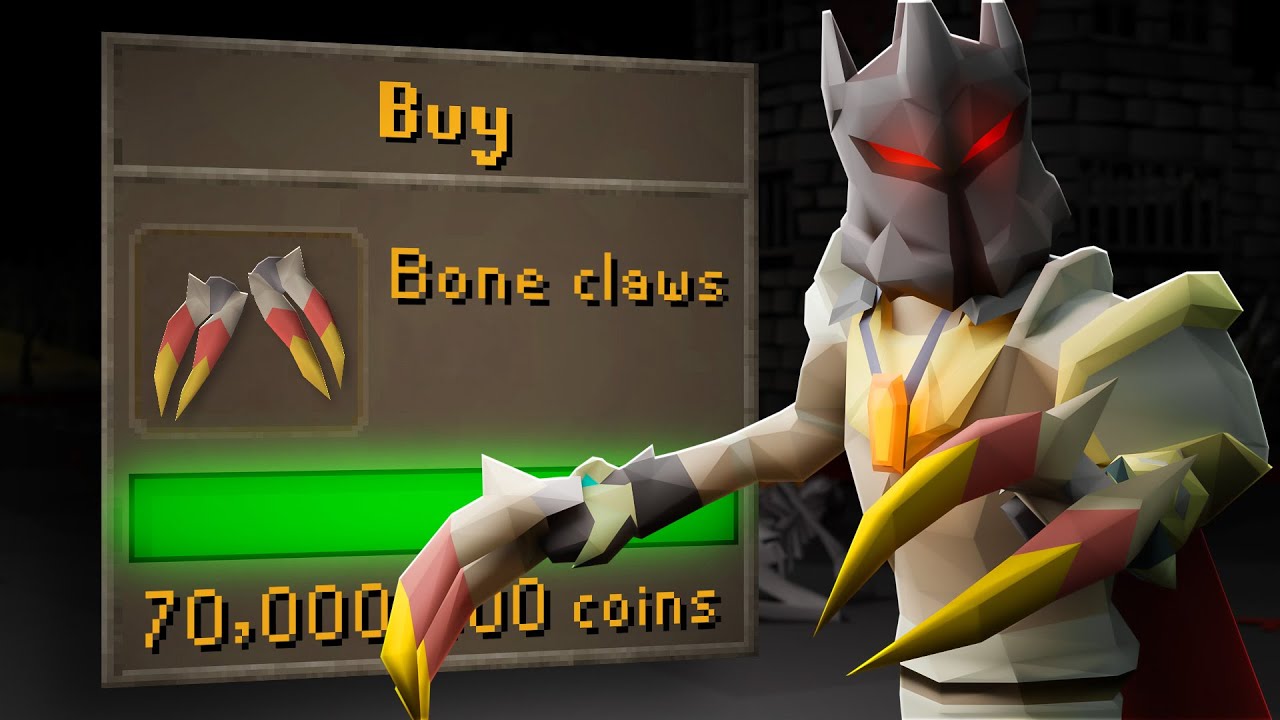 MAX Strength PKing with the New Bone Claws in Bounty Hunter - YouTube