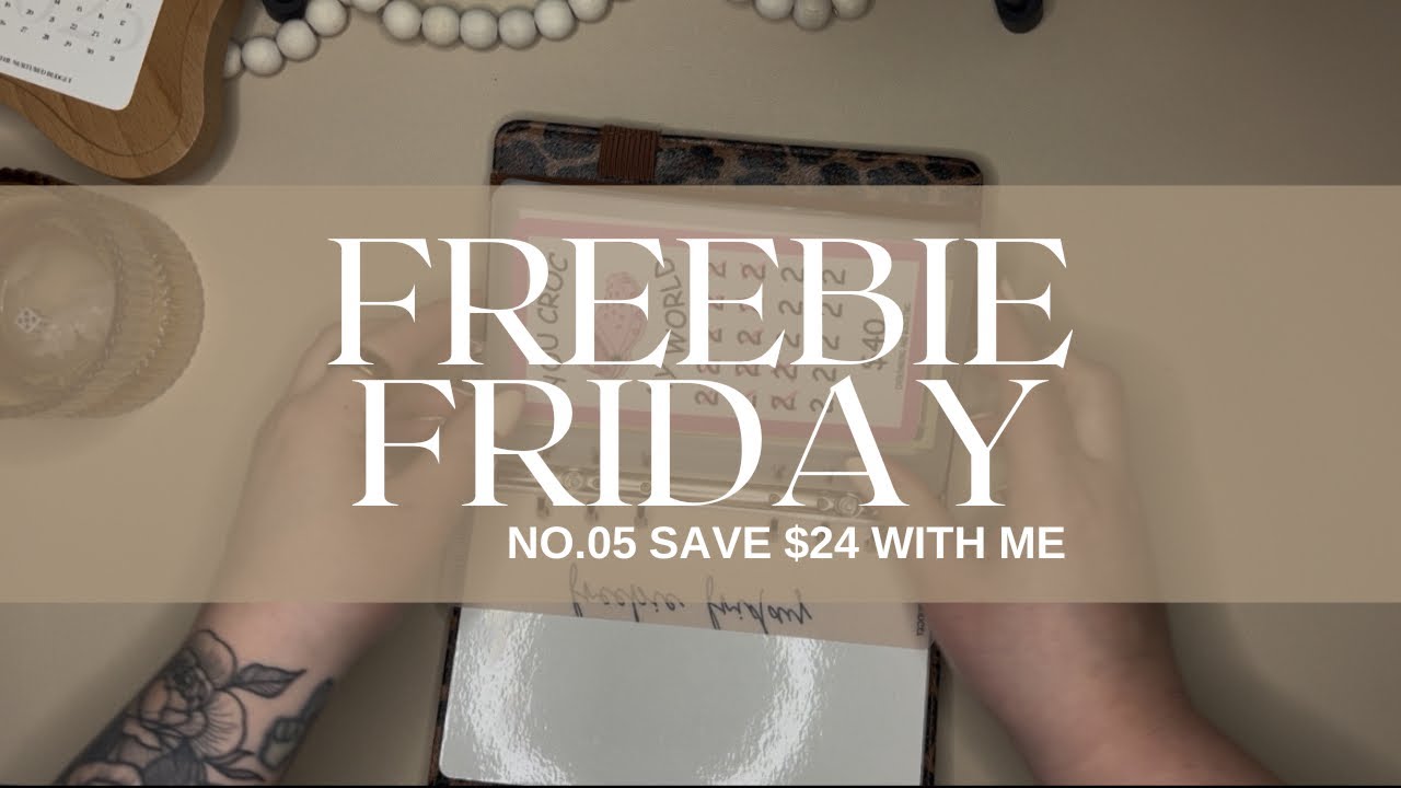 Freebie Friday No. 05 - Save $24 with me - YouTube