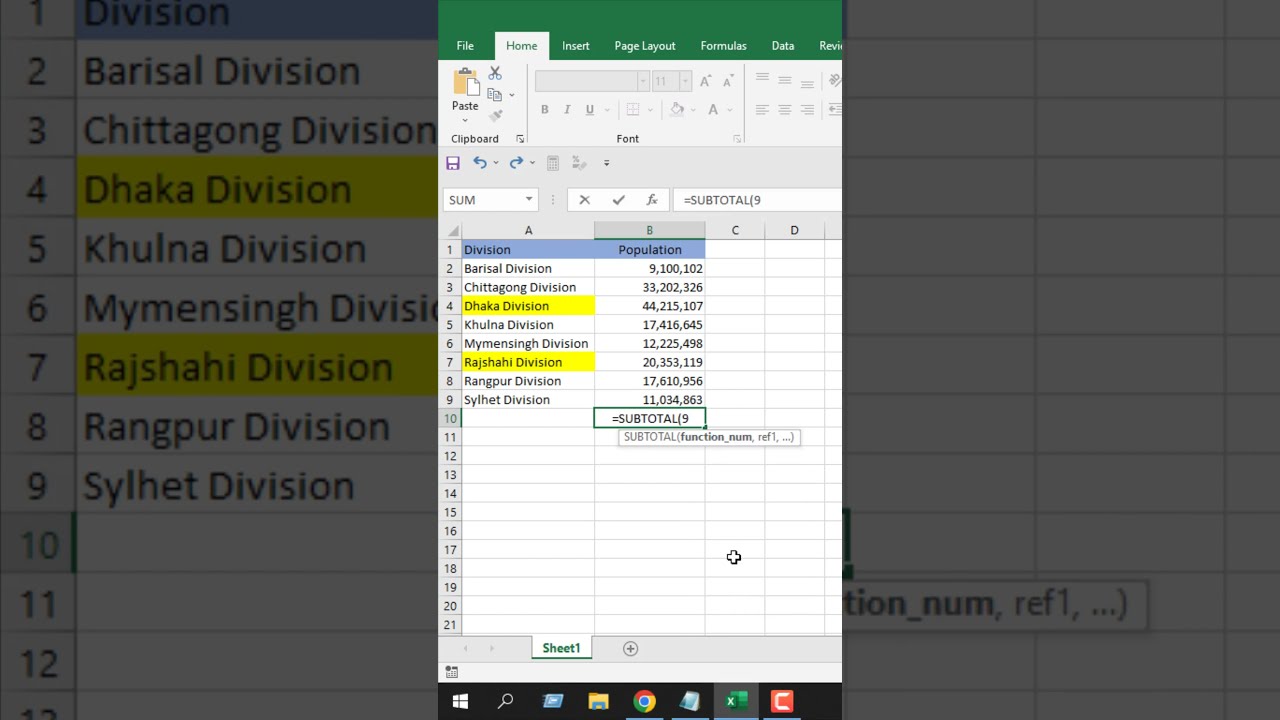 How To Sum Values Of Highlighted Cells In Excel YouTube How To Sum Values Of Highlighted Cells In Excel YouTube