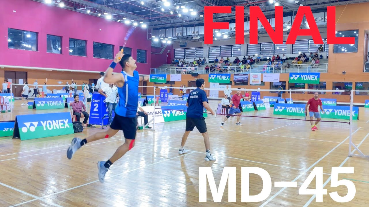 FINAL | MEN'S DOUBLES | MASTERS NATIONAL BADMINTON CHAMPIONSHIP GOA ...
