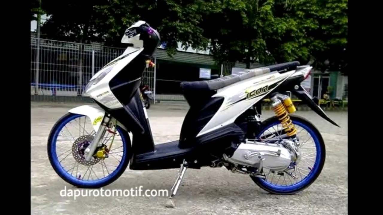 50 Modifikasi Honda Beat Terkeren - YouTube