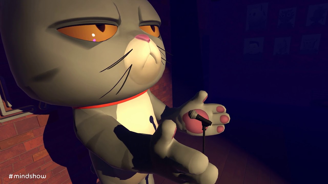 Not funny cat - All made in Mindshow - YouTube