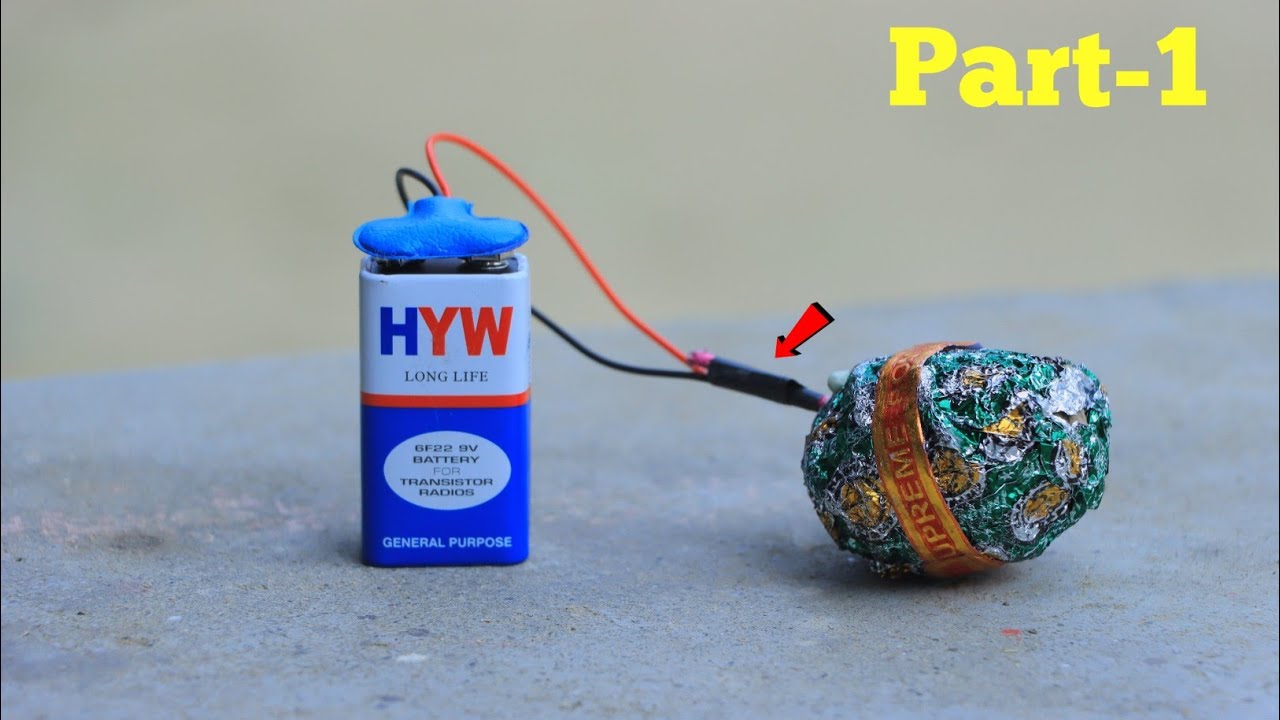 MAKING ELECTRIC FUSE FOR VIP BOMB | बैटरी से Bomb इस तरह फोड़ते है ...