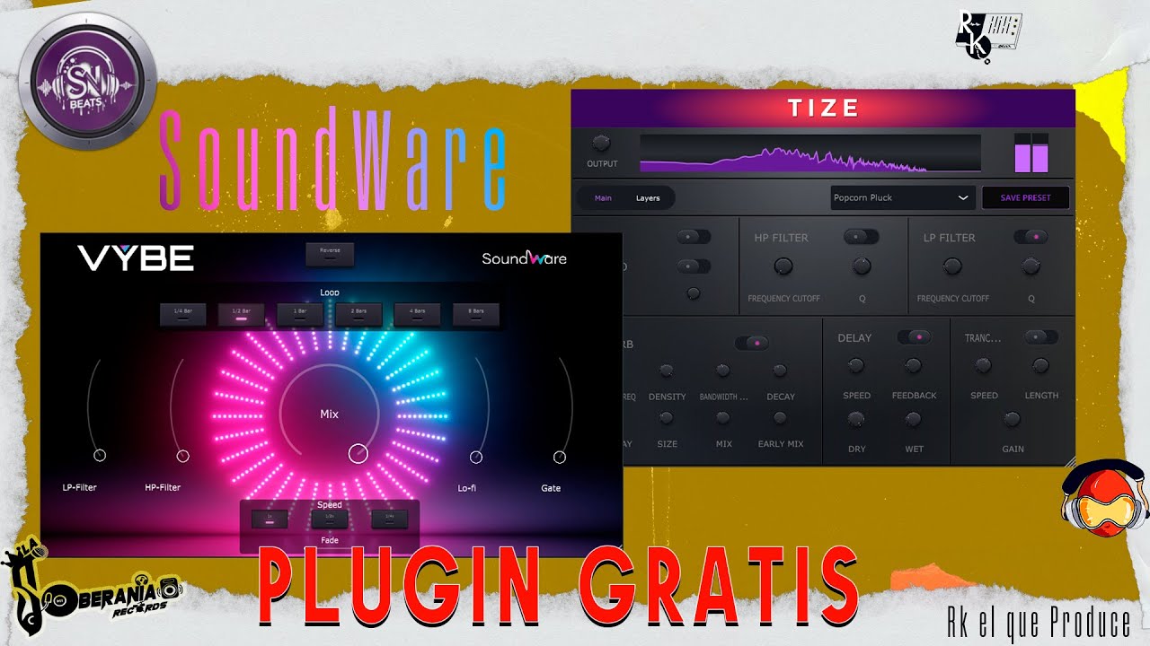 FREE 🎁💯%GRATIS TIZE - VIBE - SOUNWARE COMPLETAMENTE GRATIS💥‼‼ - YouTube