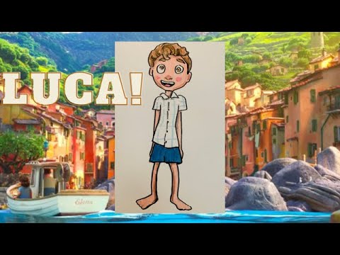How to Draw Luca! from the Pixar film Luca. - YouTube