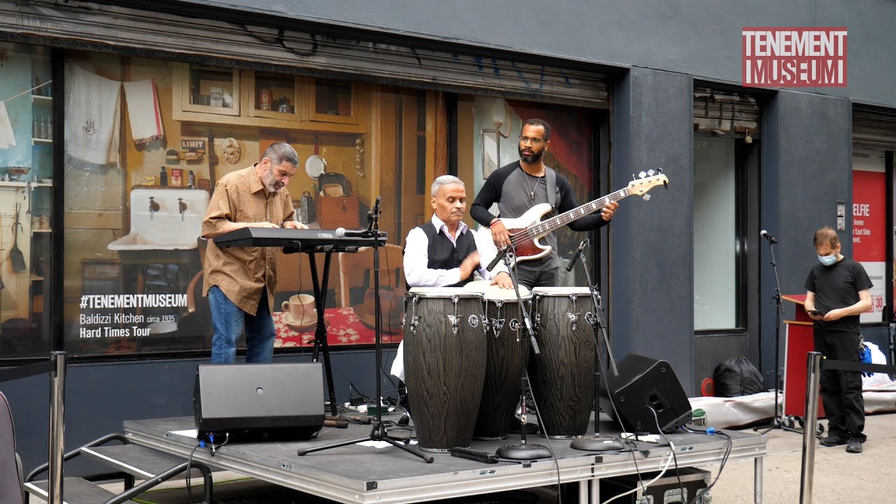Chembo Corniel Trio - June 12 Grand Reopening Block Party - YouTube