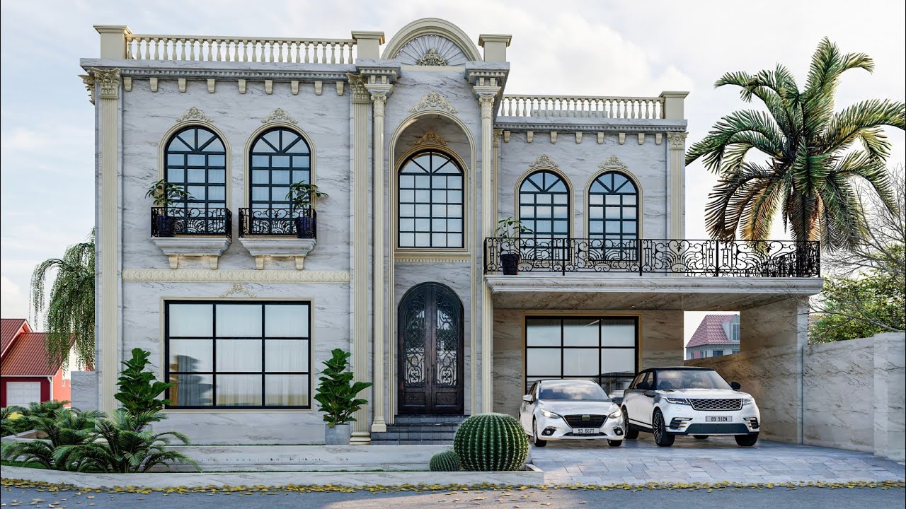 Royal and Classic House Design - Beautiful Palace on IR-Regular Corner ...
