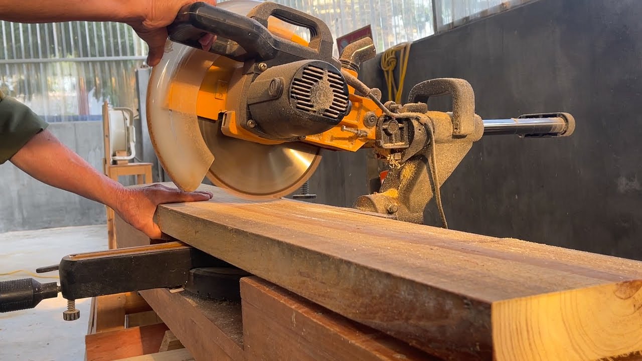 Great Design Big Dining Table // Creative Woodworking Project - YouTube