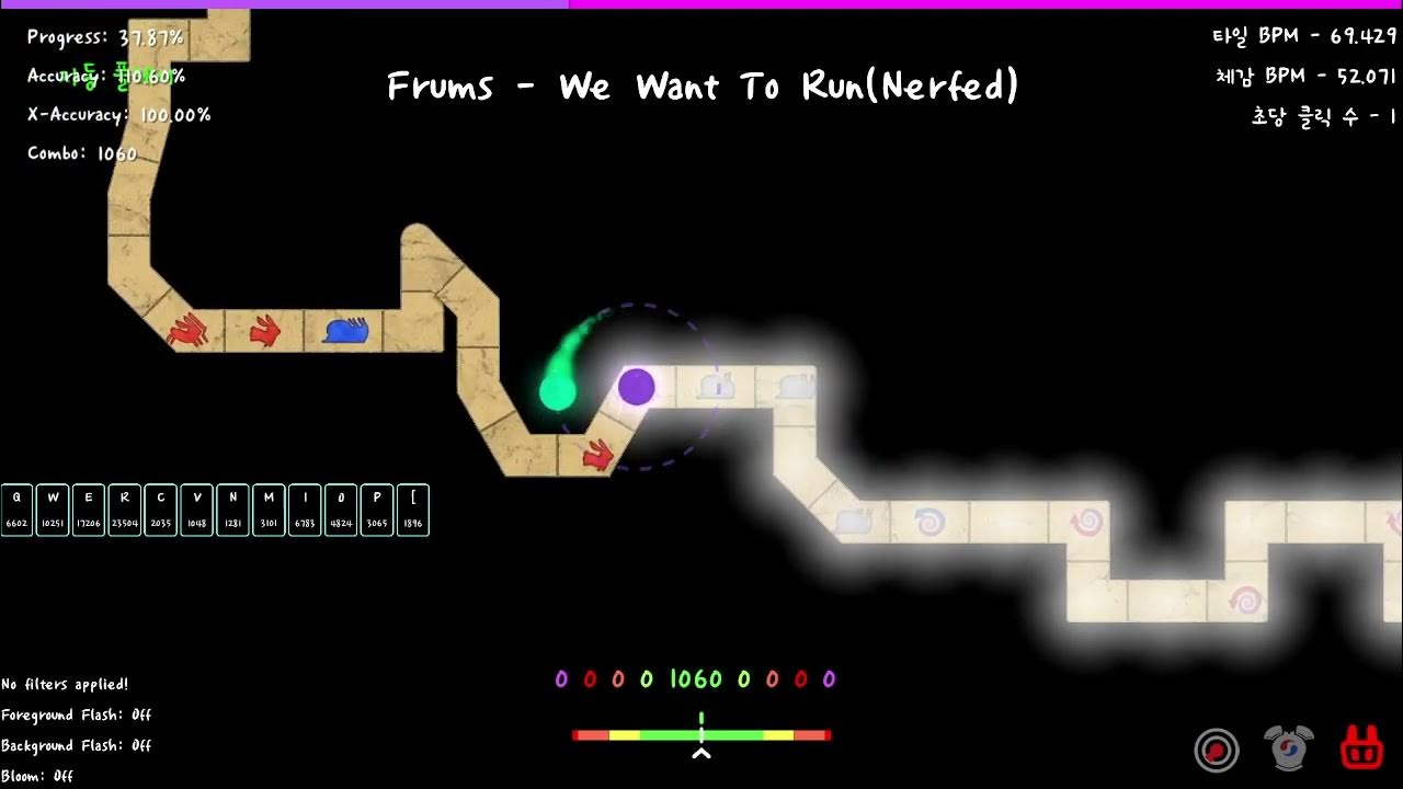 [adofai custom] 이펙터를 구합니다 We Want To Run(Nerfed) Map By 마크석준TV - YouTube