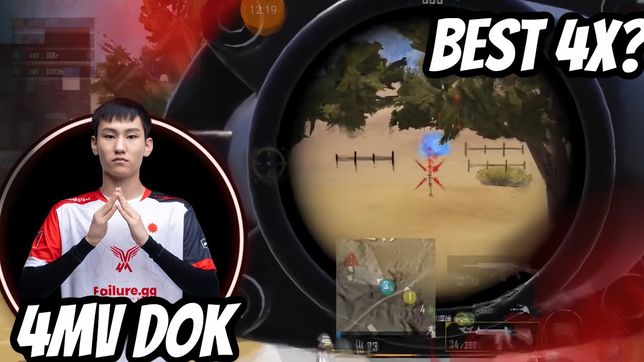 4MV DOK ORIGINAL NO RECOIL SENSITIVITY | PERMANENT CODES FOR BGMI/PUBGM ...