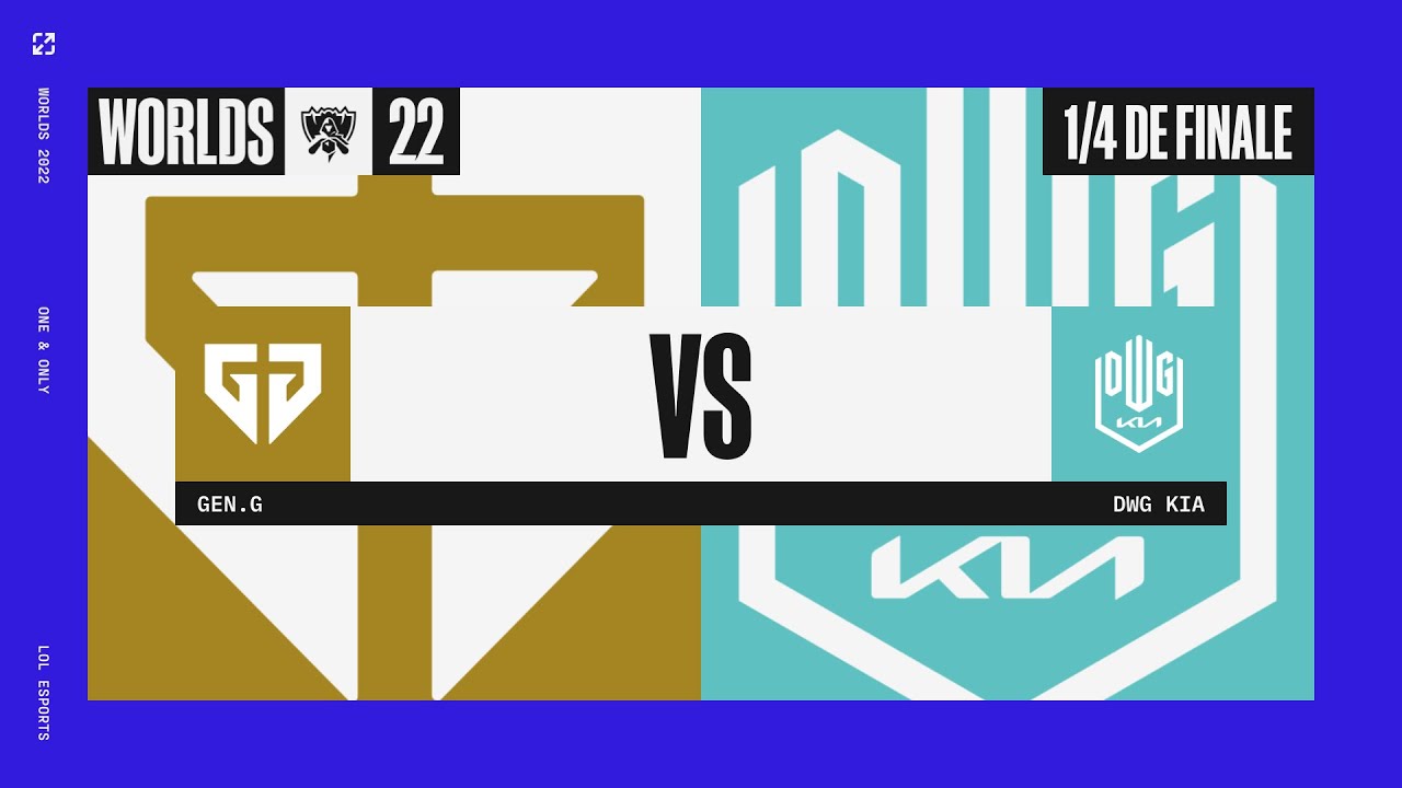 Worlds 2022 - 1/4 Finale - GENG vs DK - YouTube