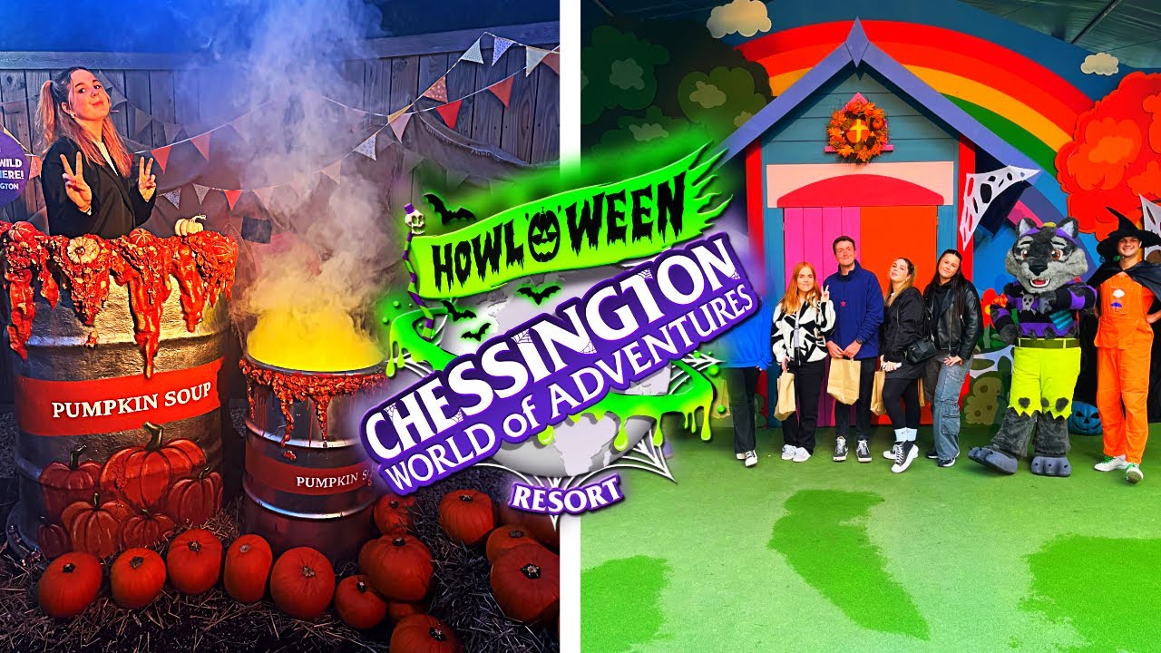 A SPOOKTACULAR PREVIEW OF CHESSINGTONS HOWL’O’WEEN?! - YouTube