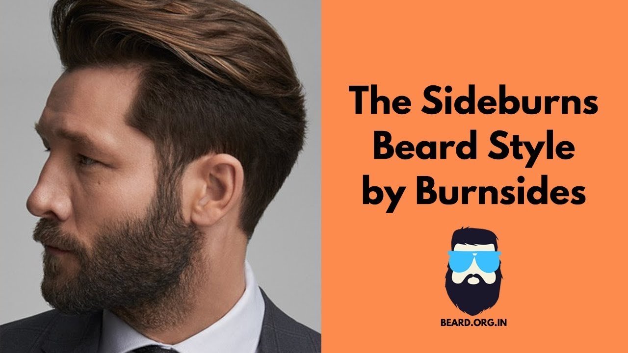 Sideburns Beard Style With Burnsides - YouTube