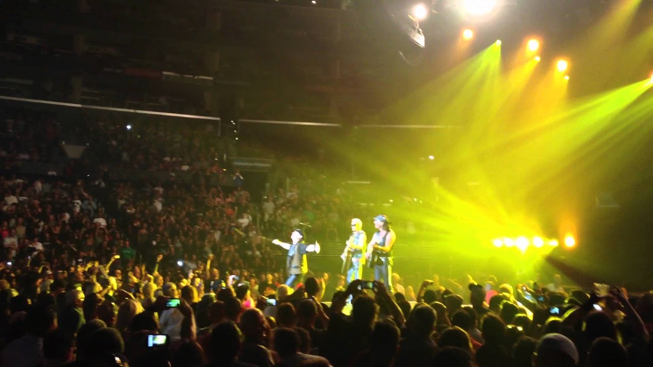Scorpions at staples center june 22nd. Holiday - YouTube