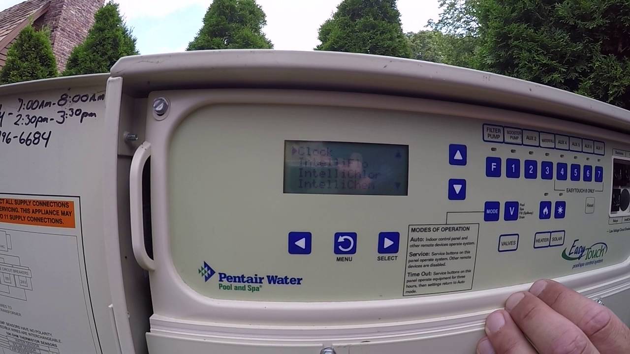 Easy Touch Panel for Pool - YouTube