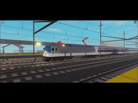 ROBLOX Railfanning at Princeton Junction, NJ S32E54: Amtrak Northeast Regional (Night Owl) - YouTube