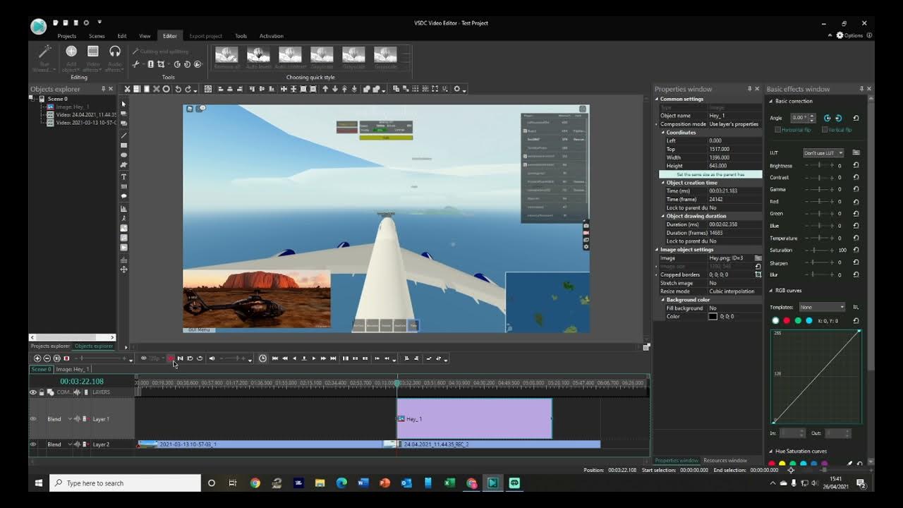 Basic Tutorial - VSDC - YouTube
