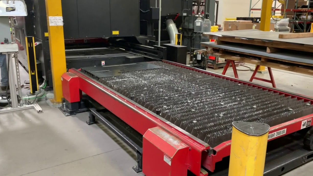 (2015) Amada LCG 3015 Dual Shuttle Table - YouTube
