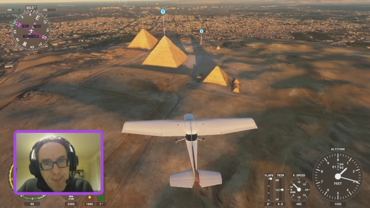 Microsoft Flight Simulator - Discovery Flights - Egypt - YouTube