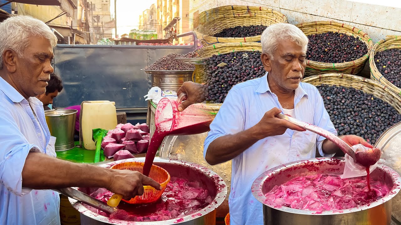 Falsa Sharbat | Indian Sherbet Berry Juice | Falsay ka #Juice ...