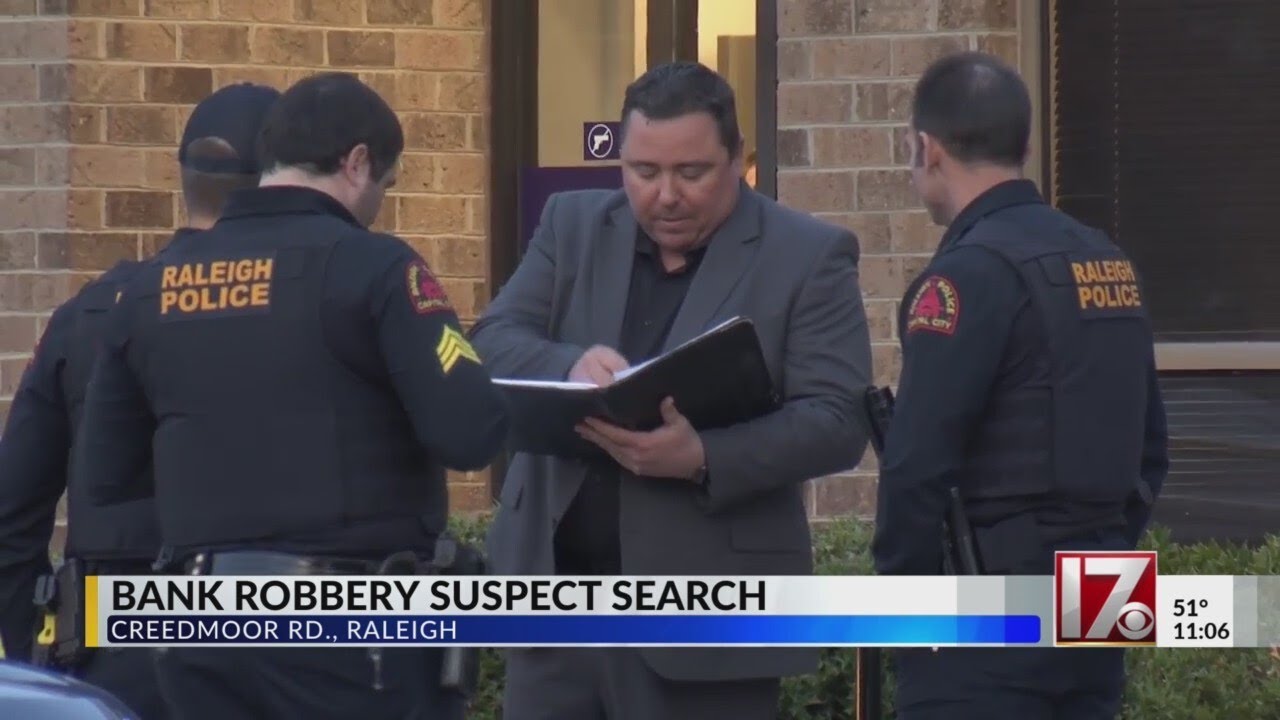 Armed Bank Robber On The Run After North Raleigh Theft Police Say